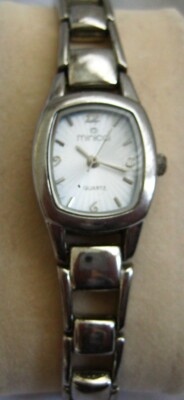 Minicci Quartz Ladies Stainless Watch # 2459 Vintage Works Well new New ...