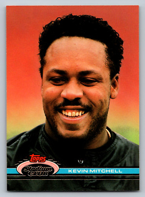 1991 Topps Stadium Club #250 Kevin Mitchell San Francisco Giants ...