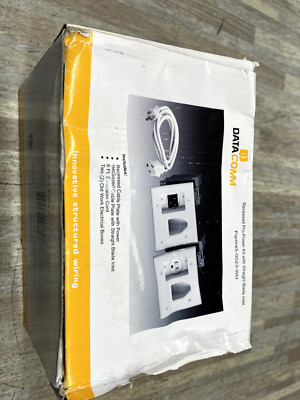 Data Comm Electronics 45-0023-WH Recessed Pro-Power Kit New Open Box | eBay