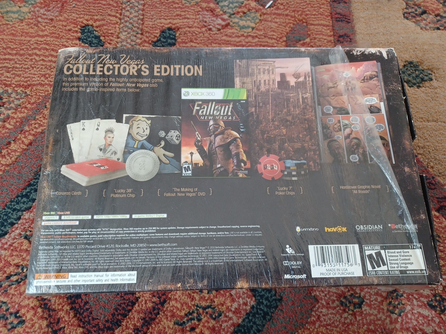 Fallout: New Vegas Collector's Edition Microsoft Xbox 360 CIB With ...