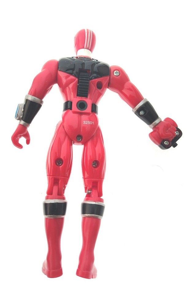 Power Rangers Time Force TF Fighter Quantum Ranger 2000 Bandai Red Ty11 ...