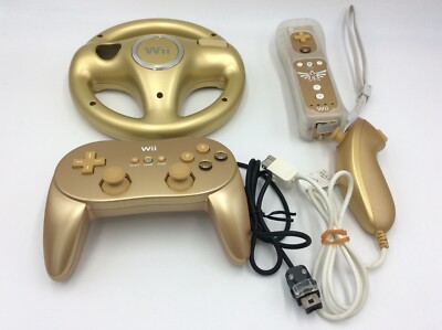 Club Nintendo Wii Zelda Remote Golden Handle Classic Controller Pro ...