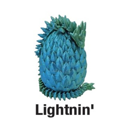 Zorbitz Twiddle Dragon Twiddle Dragon + Egg - Lightnin' New | eBay