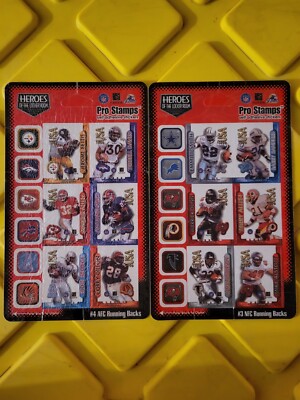 2 1998 NFC/AFC RUNNING BACKS PRO STAMPS NEW SEALED BETTIS SMITH GEORGE ...