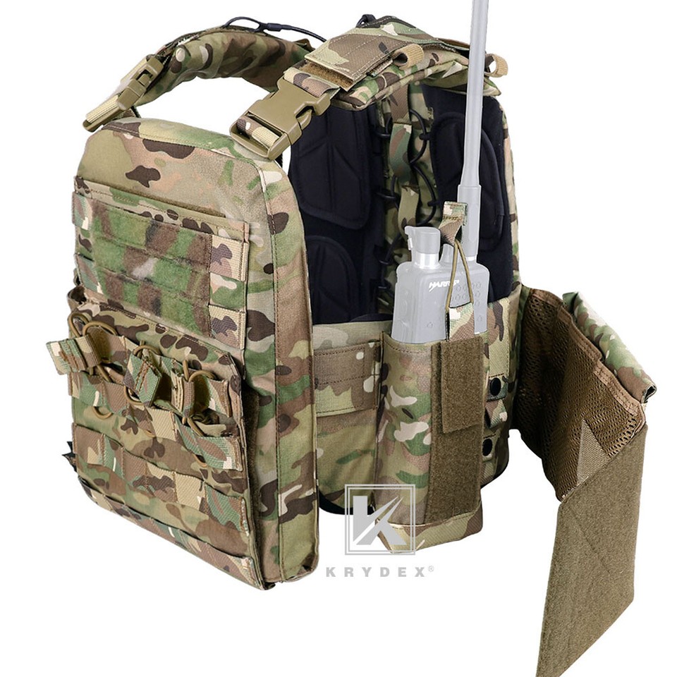 KRYDEX Plate Carrier Tactical Heavy Duty Vest Magazine Pouch MOLLE ...