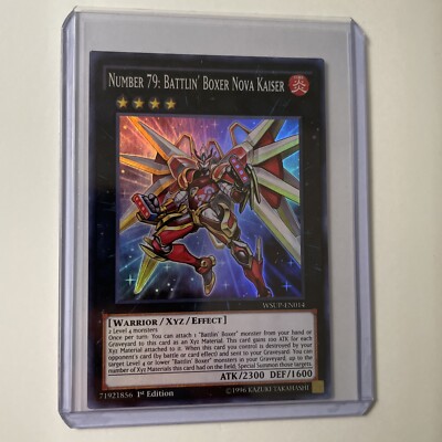Number 79: Battlin' Boxer Nova Kaiser WSUP-EN014 1st Edition Super Rare ...