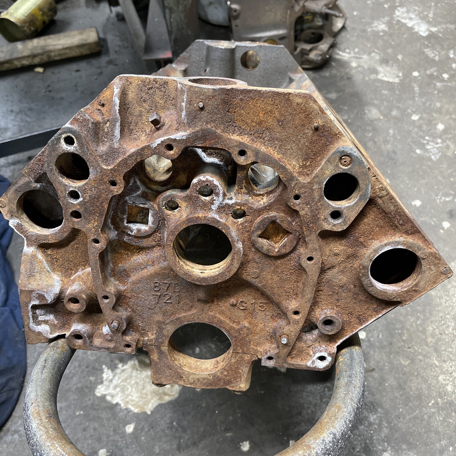 Chevy 283 Chevy II V8 Engine Short Block 3790721 ~ High Nickel Block | eBay