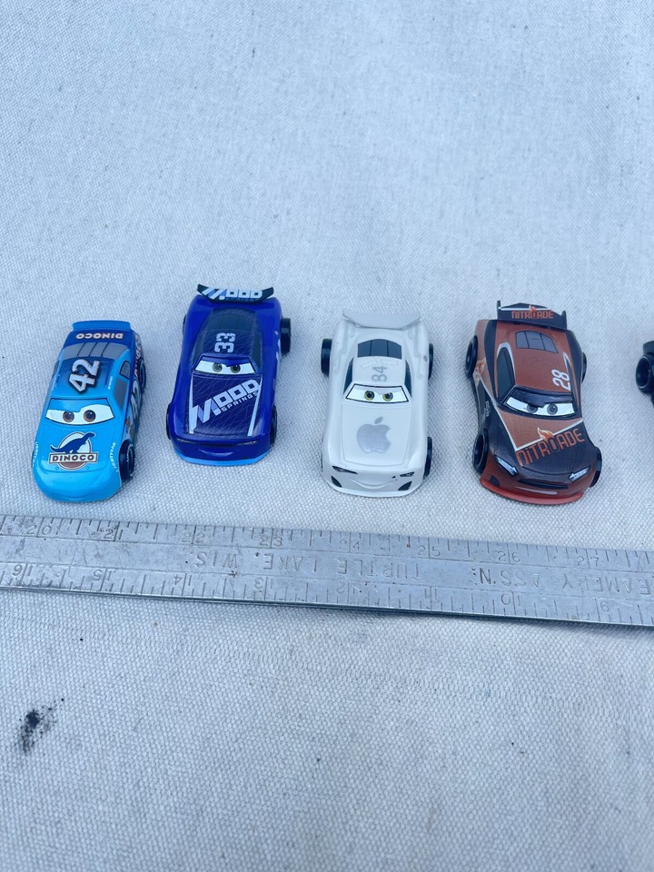 Disney Pixar Cars - 1:55 SCALE *PLASTIC* APPLE RACER NEXT GEN JP. DRIVE ...