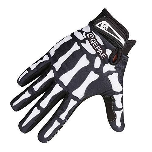 Azarxis Gants Squelette Antidérapant Gants Moto Cross Gants Enduro Fox ...
