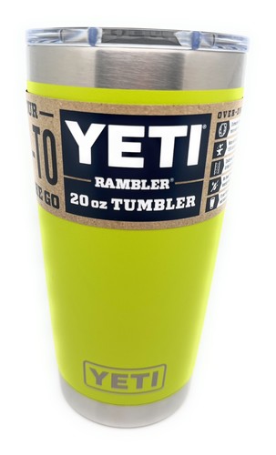 Yeti Chartreuse 20 oz Rambler Cup New Authentic | eBay