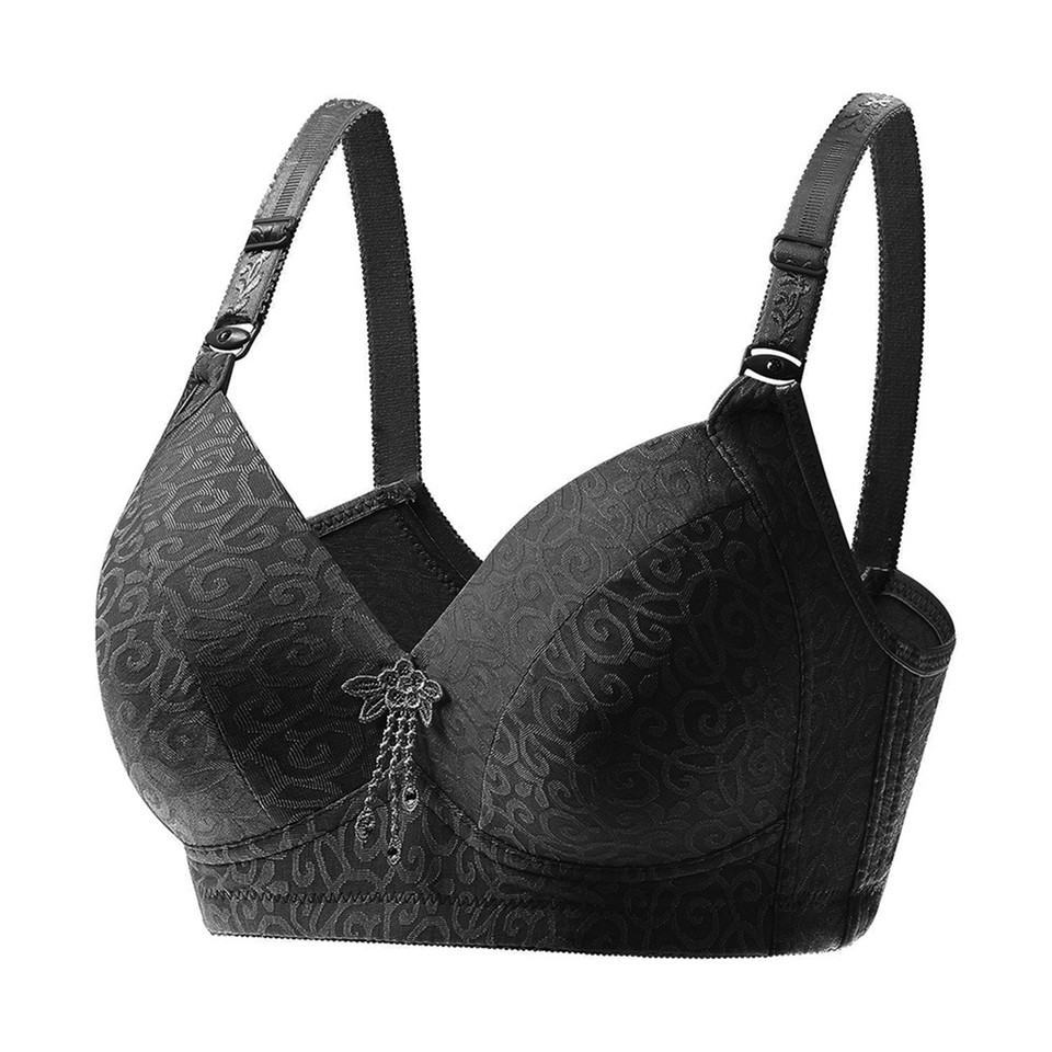 Cup Bra Women 3/4 Cup Bra Printed Padded Push Bra with Straps for Size ...