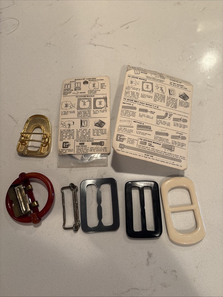 Lot VTG Belt Buckle Kits | eBay