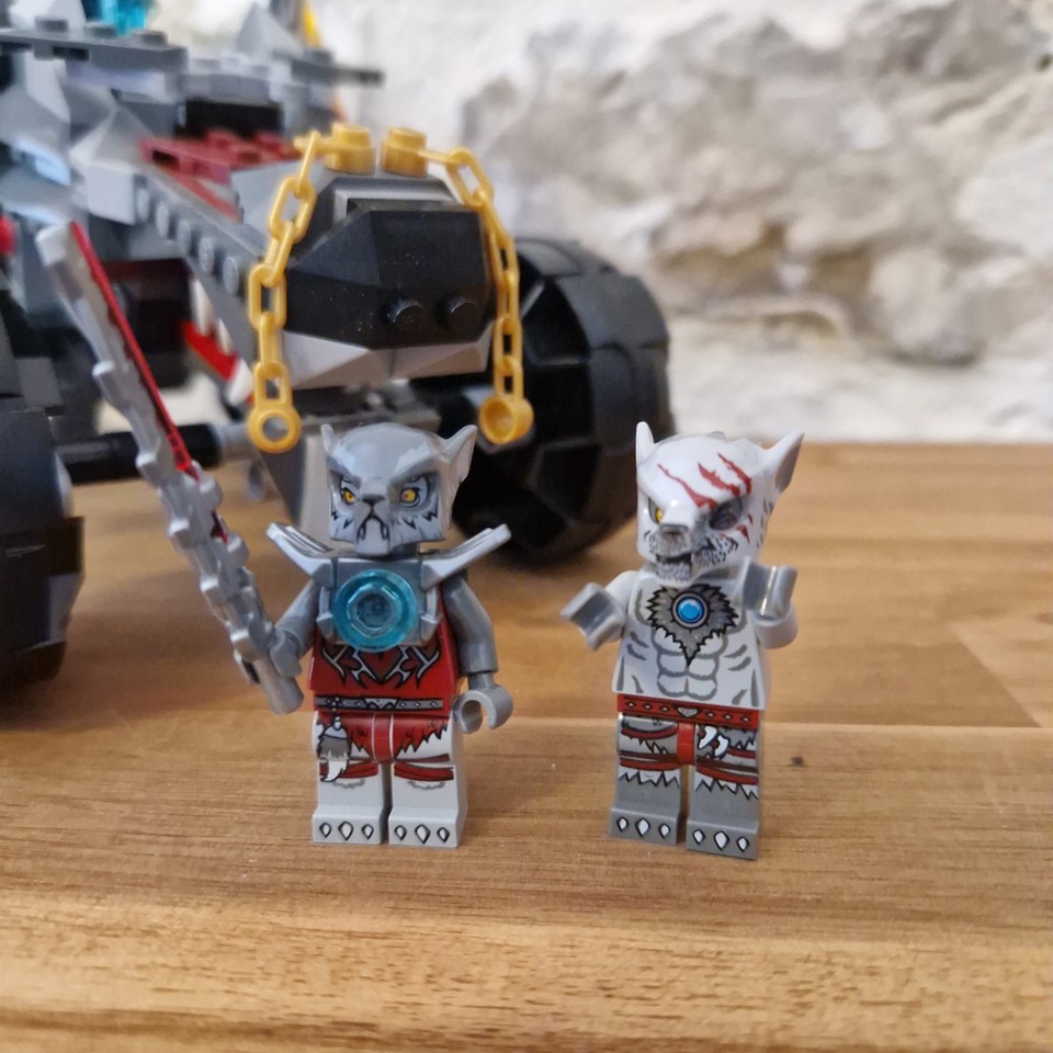 LEGO LEGENDS OF CHIMA 70004 - LE TOUT-TERRAIN LOUP DE WAKZ PACK TRACKER ...