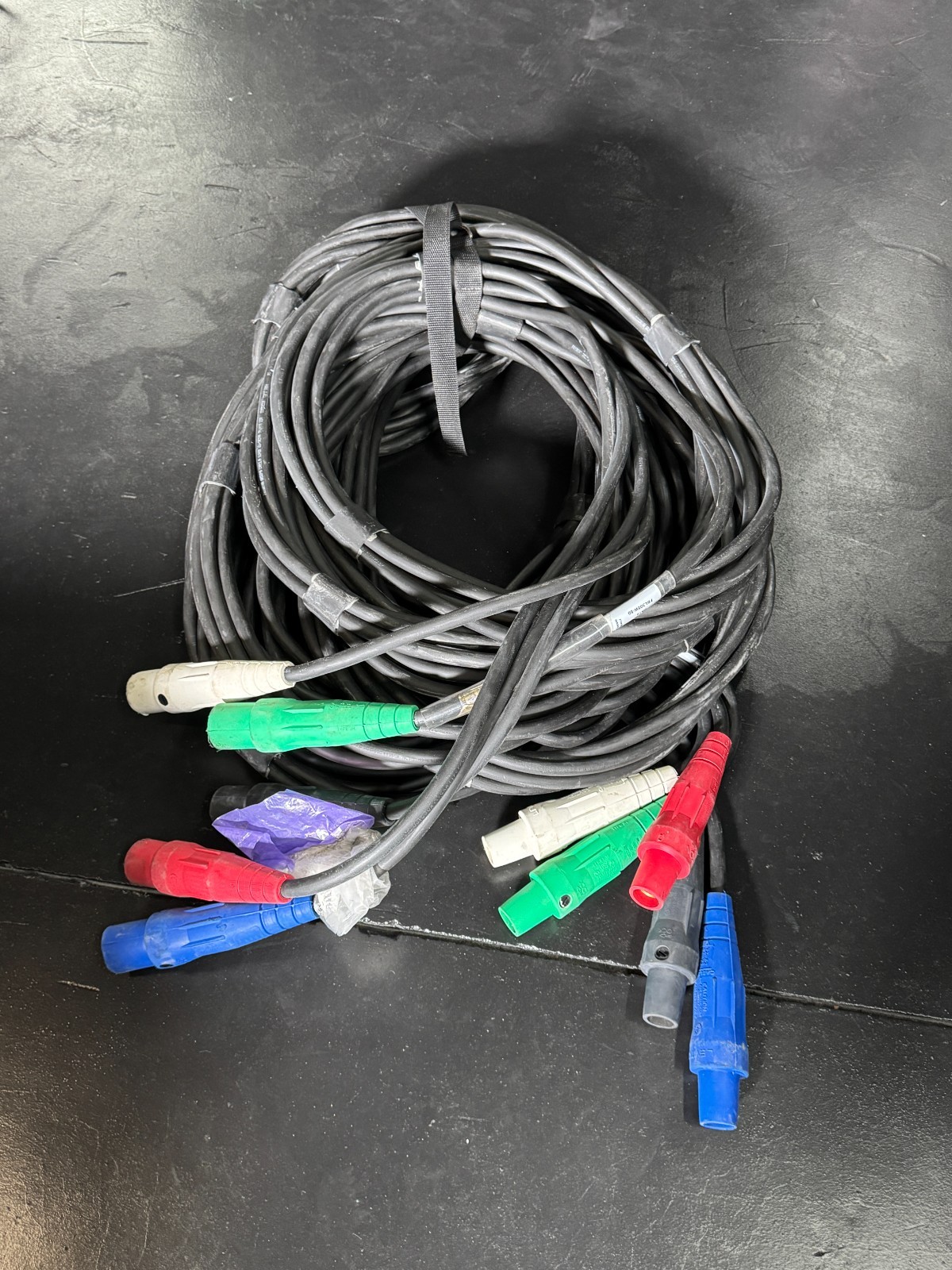 Lex Products #2 AWG-Rated 5-Wire Banded CamLock Cable (50')feet | eBay