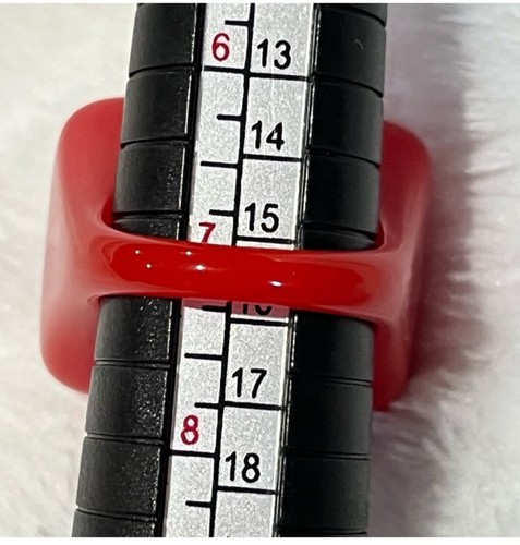 Chunky Red Resin Ring Rara Avis By Iris Apfel HSN 2015 | eBay