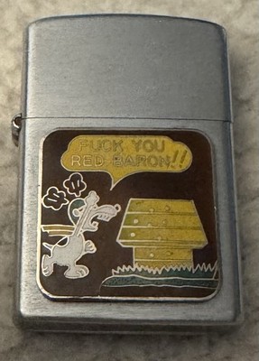 Vintage Penquin Snoopy F*** You Red Baron Lighter Japan | eBay