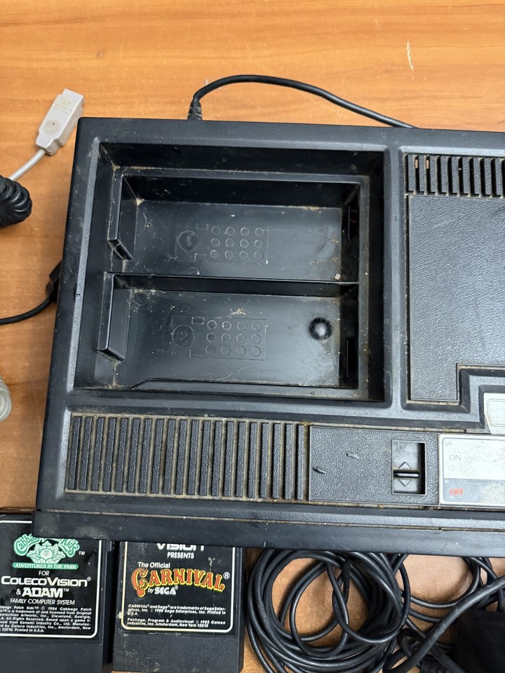 Coleco Vision Console video game system Controllers Hook up games ...