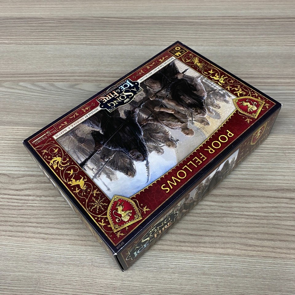 LANNISTER POOR FELLOWS MINIATURES SET A SONG OF ICE & AND FIRE GAME ...