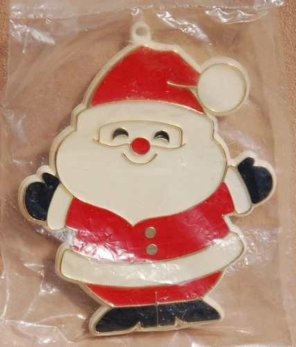 Sealed 1982 HALLMARK SANTA Plastic Cookie Cutter / ORNAMENT | eBay