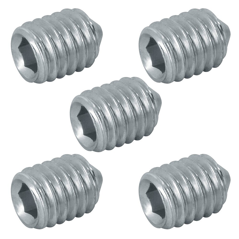 4x Madenschrauben Gewindestift M6 - 8 mm (Inbus) Innensechskant ...