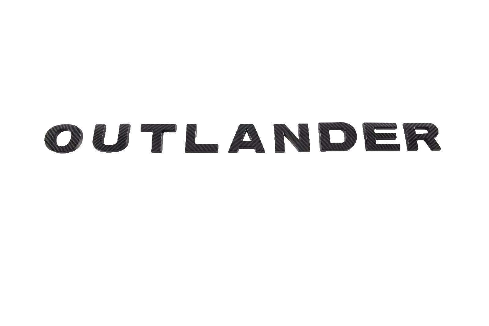 For Mitsubishi Outlander Accessories Hood Emblem Letters Adhesive ...