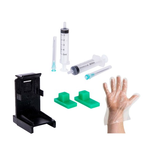 Black & Colour Ink Cartridge Priming Tool For Refilling Refill pump ...