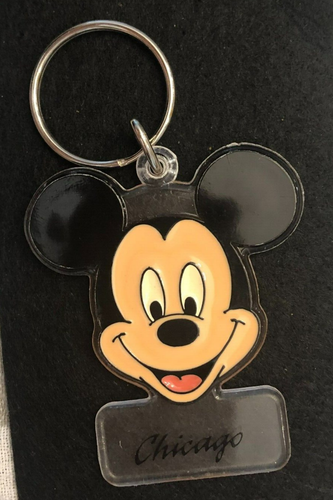 Disney keychain Mickey Mouse Chicago souvenir Illinois key chain ...