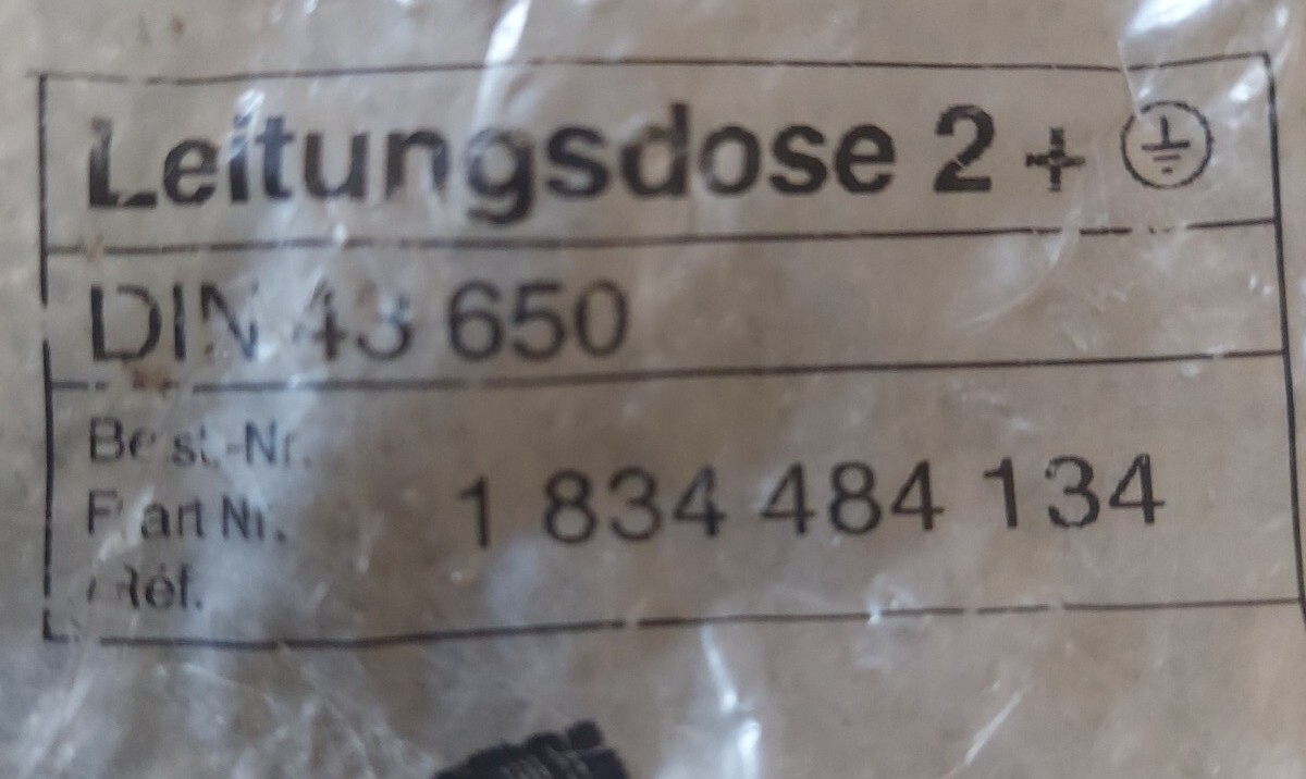 Bosch Din-43-650 Connector Kit DIN43650 1834484057 for sale online | eBay