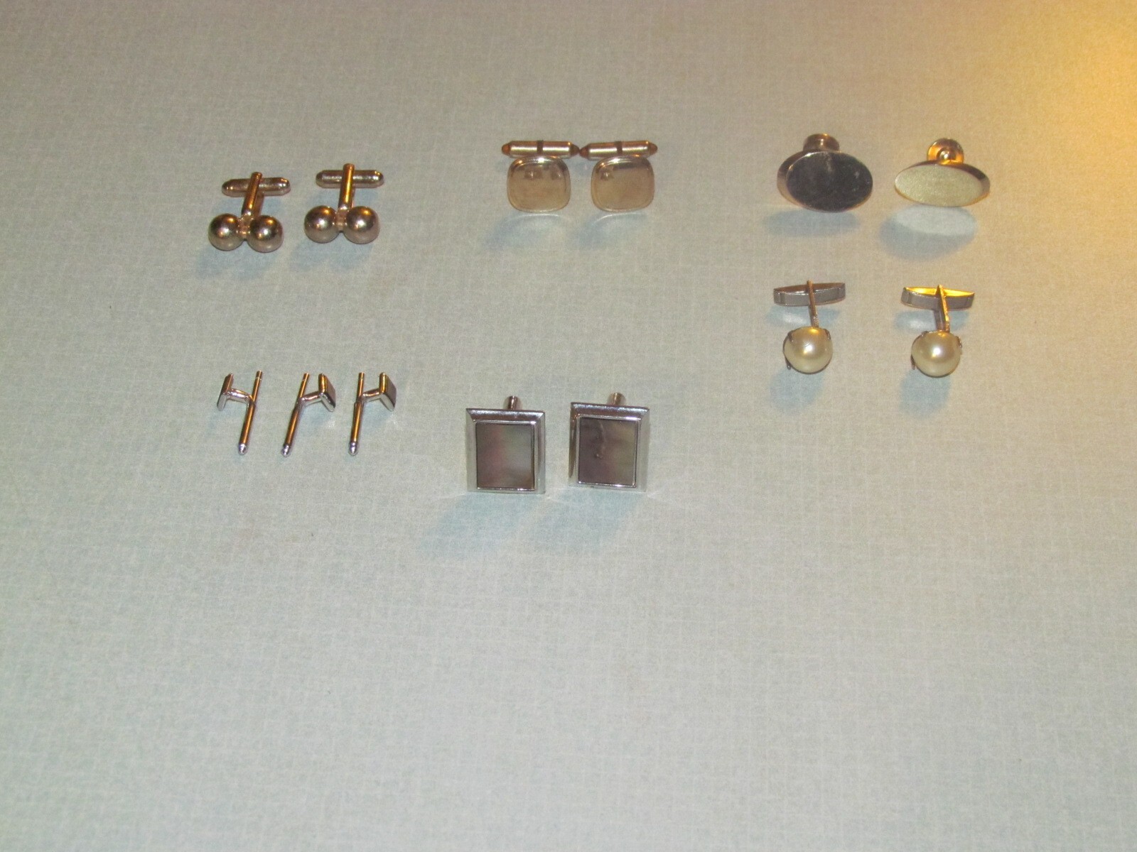 Vintage lot of 6 pairs + 1 single of cufflinks (read description) | eBay