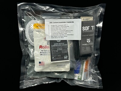 Essentials Trauma Kit (ETK) FMS Custom IFAK First Aid Kit SOF - Free ...