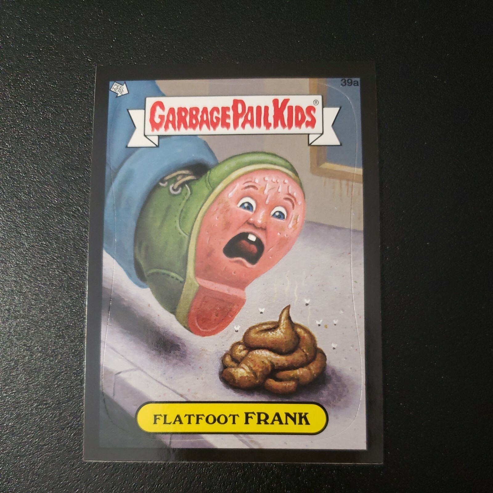 FLATFOOT FRANK 39a Garbage Pail Kids 2012 BNS Series 1 BLACK GPK ...