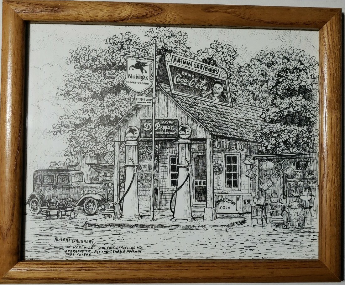 Gas Station Drawing Step By Step