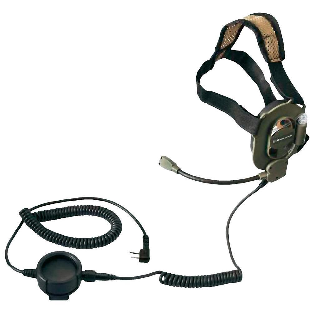 Tactical military headset for Midland radio 2 Pin jack BOW M-TACTICAL ...
