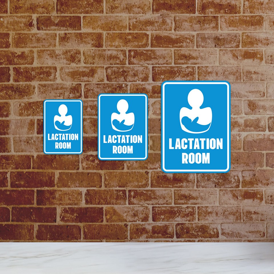 Portrait Round Plus Lactation Room Wall or Door Sign | Baby Rooms ...