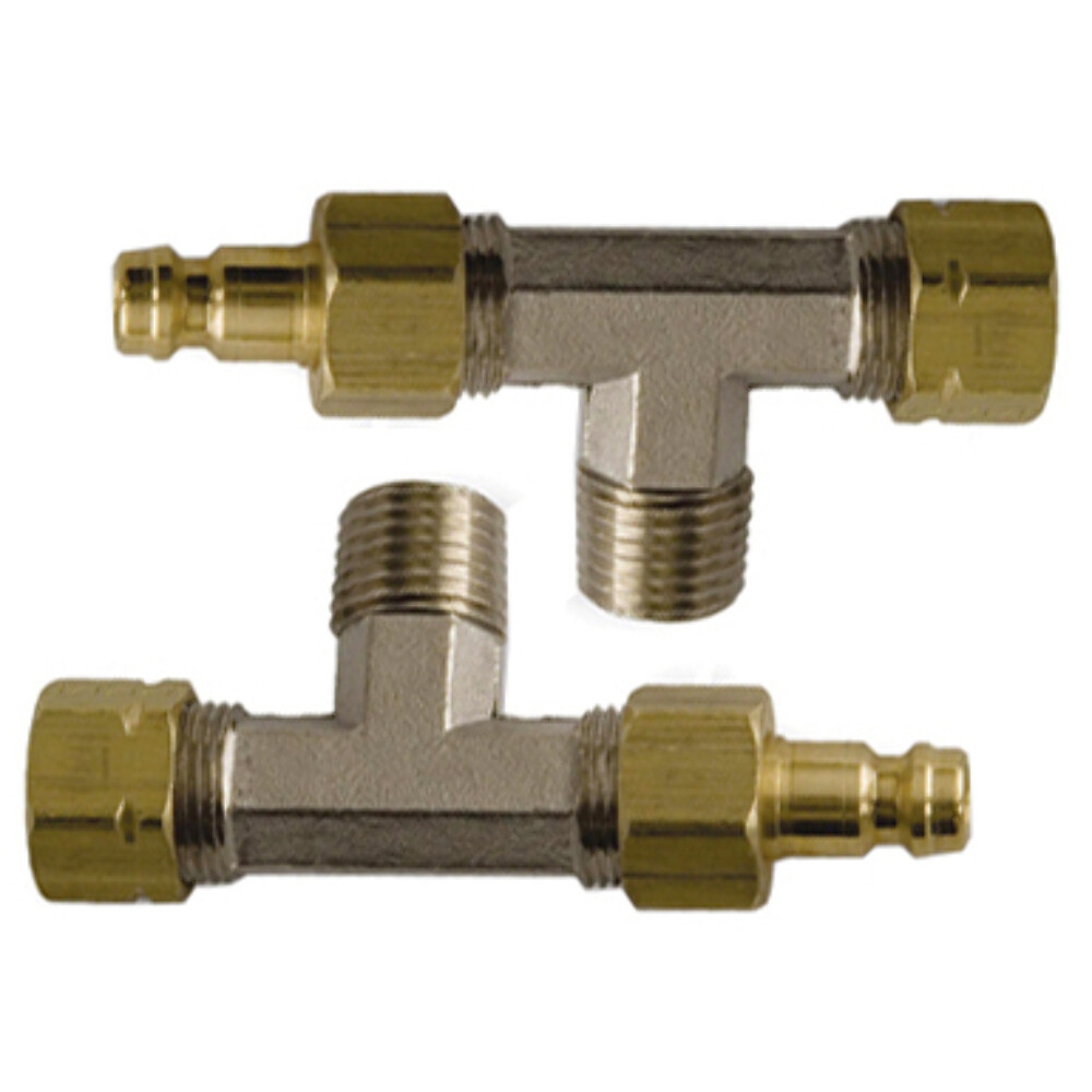 2PACK Teleflex SeaStar HF-5520 Horizontal Bleeder Tee Horiz Steering ...