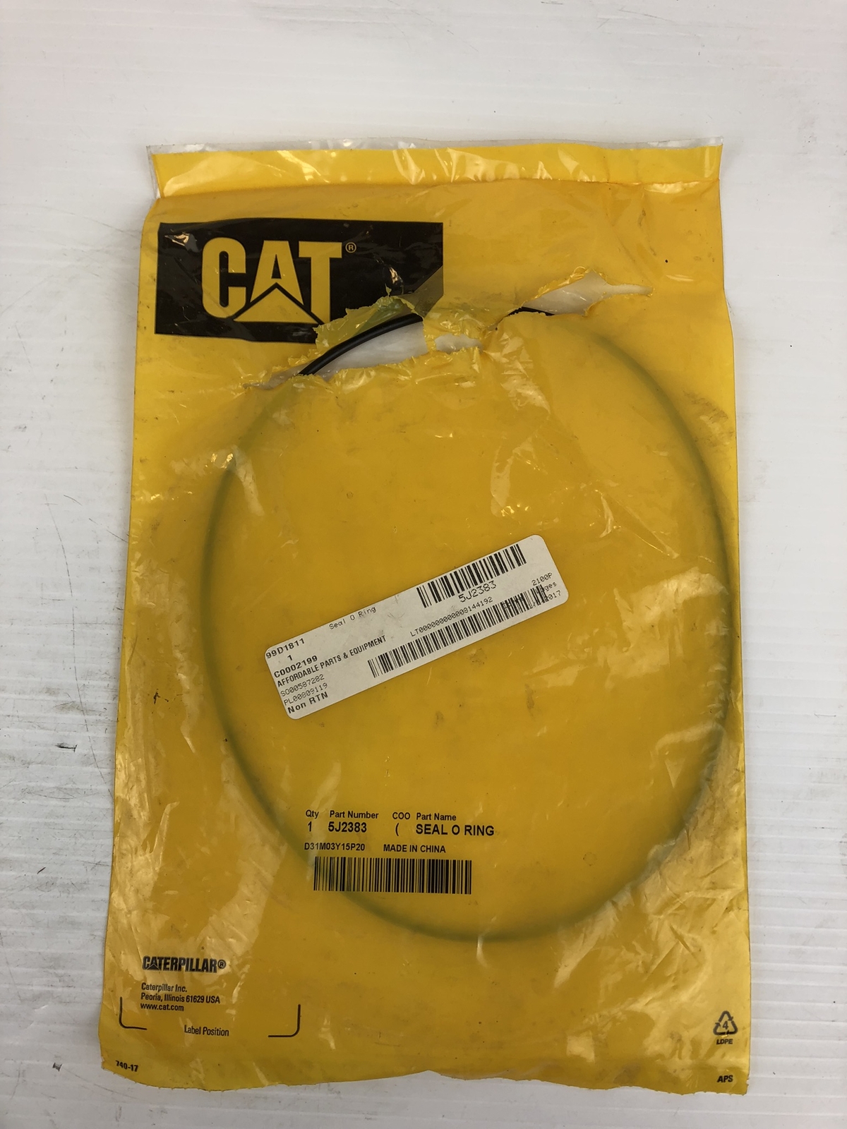 Caterpillar (CAT) 5J-2383 or 5J2383 O-RING for sale online | eBay
