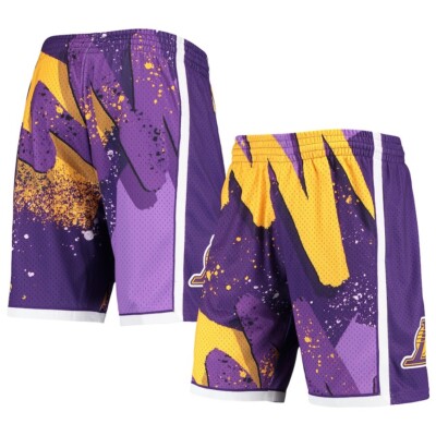 NWT Mitchell & Ness Lakers 2009 Hyper Hoops Swingman Shorts Mens size ...