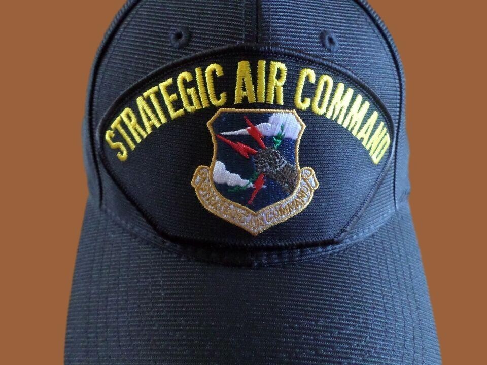 U.S AIR FORCE SAC MILITARY HAT OFFICIAL BALL CAP STRATEGIC AIR COMMAND ...