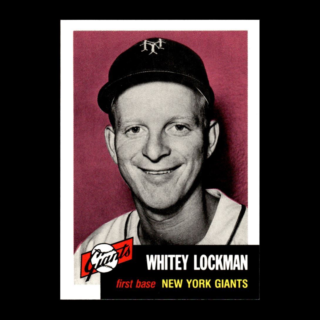 Whitey Lockman 1991 Topps Archives 1953 New York Giants #292 NM GM 2 | eBay