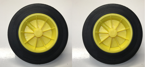 COLOURED REPLACEMENT WHEELIE BIN WHEEL / WHEELS 200/50-100 / WHEELIE ...