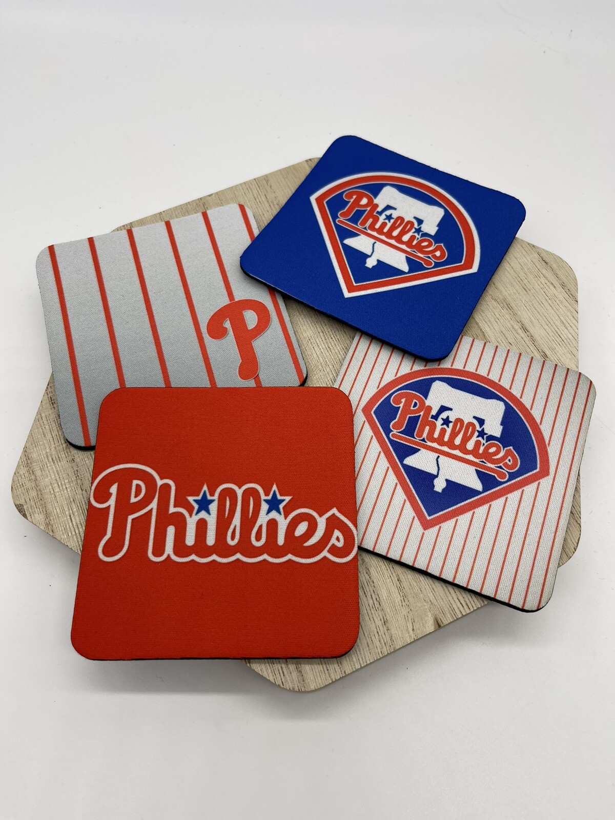 MLB Philadelphia Phillies Neoprene Coasters, 4-Pack | eBay