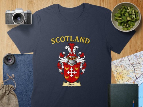 Linton Clan Family Crest Scotland T-Shirts | eBay