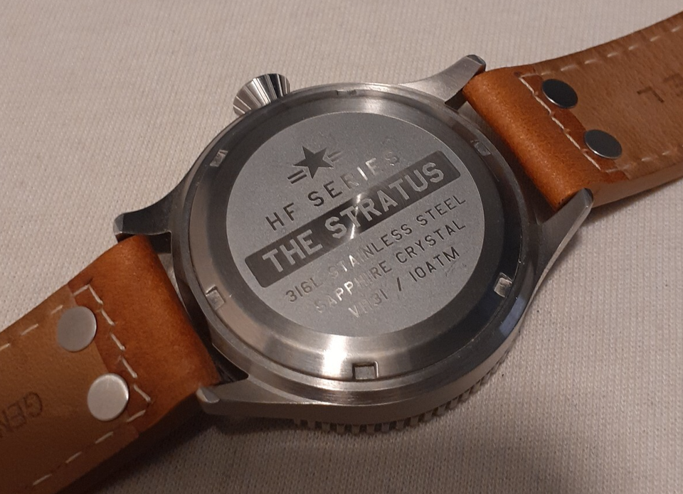 HEMEL STRATUS ELECTRONIC VK31 MECA-QUARTZ, CERAMIC BEZEL, SAPPHIRE ...