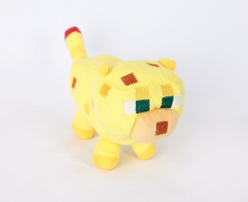 Minecraft Ocelot Plush Stuffed Animal Mojang Cheetah Leopard Toy 9" | eBay