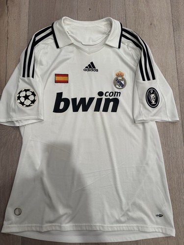 2008-2009 Real Madrid Champions League Home Kit Raul Size L | eBay