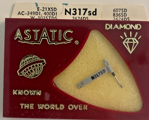 Astatic N317-sd Diamond Needle Electro Voice .7 Mil 3 Mil Sapphire ...