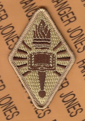US Army Chaplain Center & School ~3" Desert DCU patch m/e | eBay