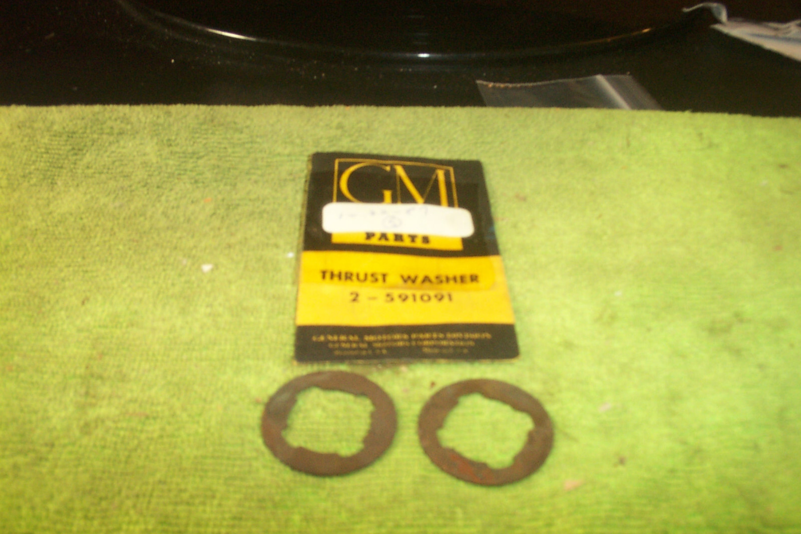 2 NOS CHEVROLET 1940-65 REVERSE IDLE GEAR THRUST WASHERS #591091 | eBay