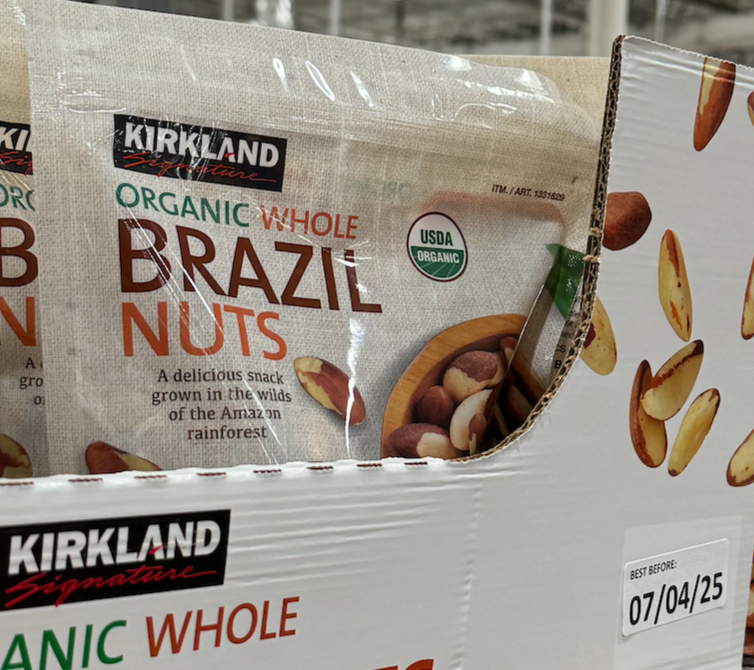 Kirkland Signature Organic Whole Brazil Nuts 24 oz 7/2025 96619189281| eBay