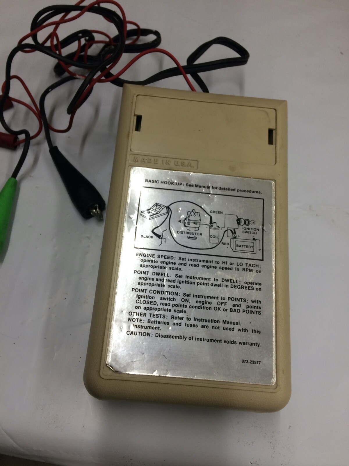 Vintage Dixco Pro Tester 5 Analyzer Diagnostic Tune Up Tool 1401/5 USA ...